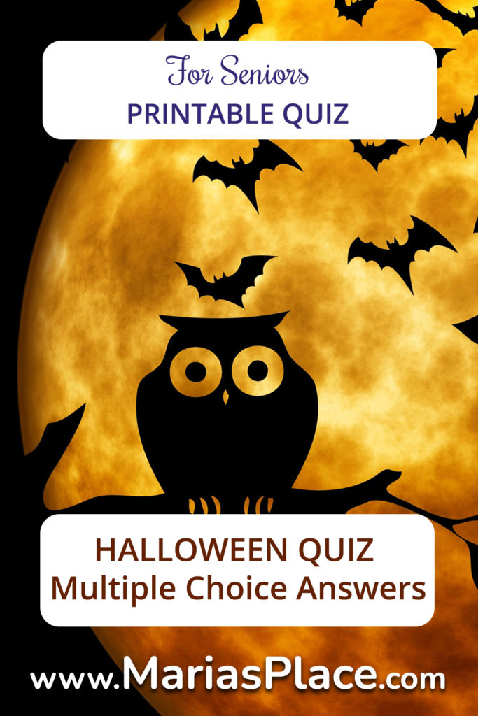 Halloween Quiz - Marias Place