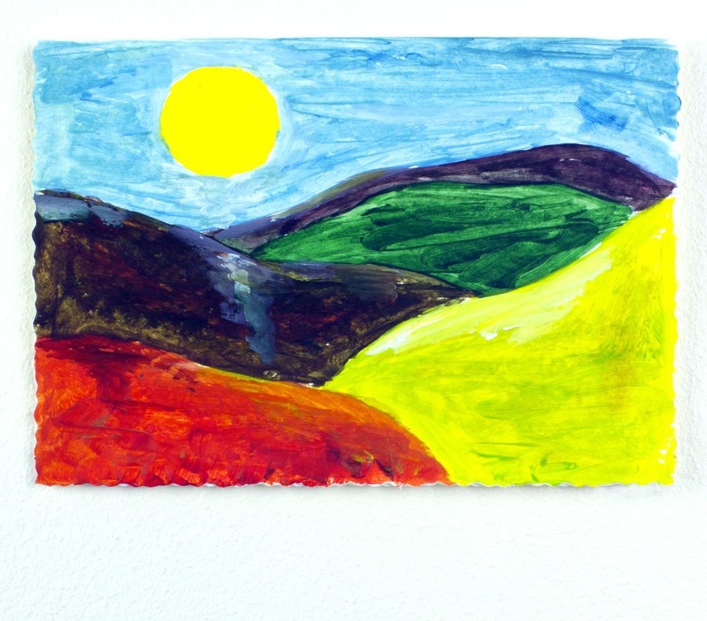 Painted Landscape Picture - Marias Place