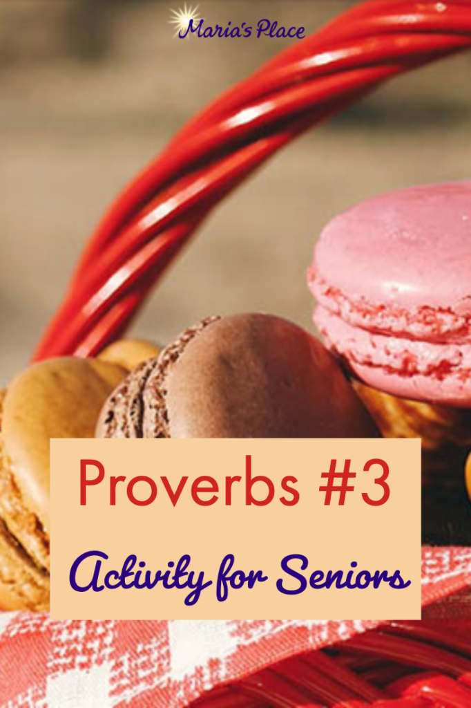 Proverbs #3 - Marias Place