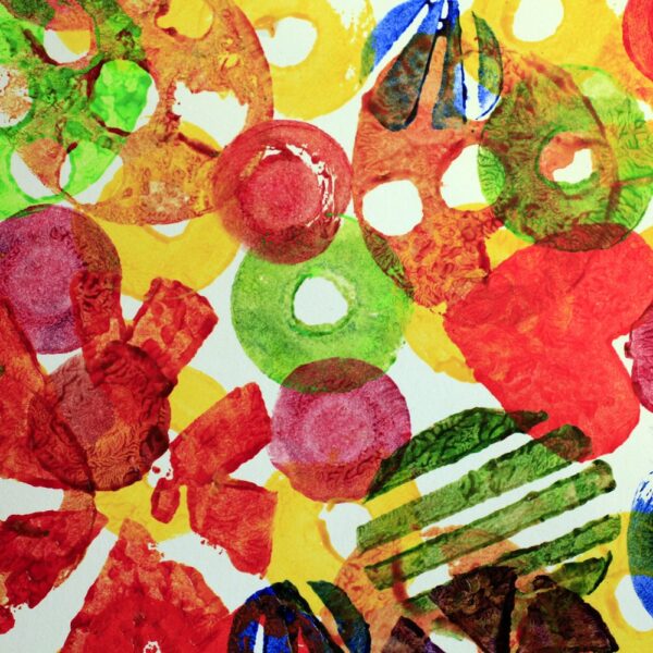 Vegetable printing - Marias Place
