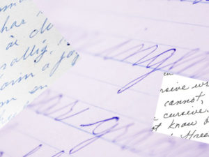 hand writing - Marias Place