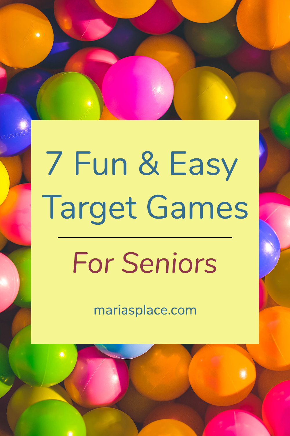 Target Games For Groups And Individuals Maria s Place Target Games For Groups And Individuals Maria s Place