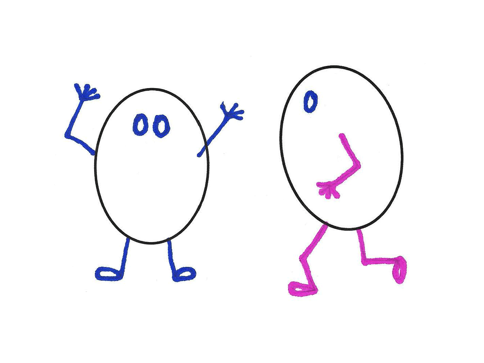 Stick Figures, Creative Drawing - Marias Place